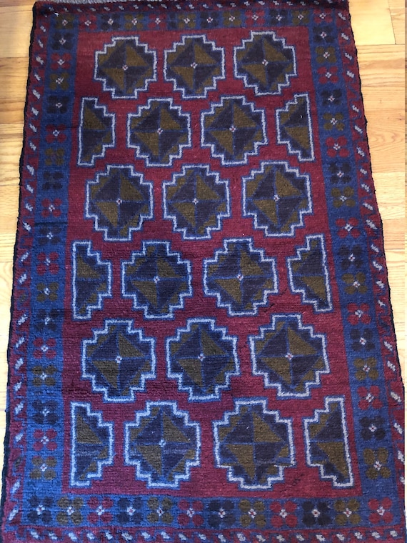 Afghan Handmade Brand New Bahor Accent Rug Tribal & Nomadic - Etsy
