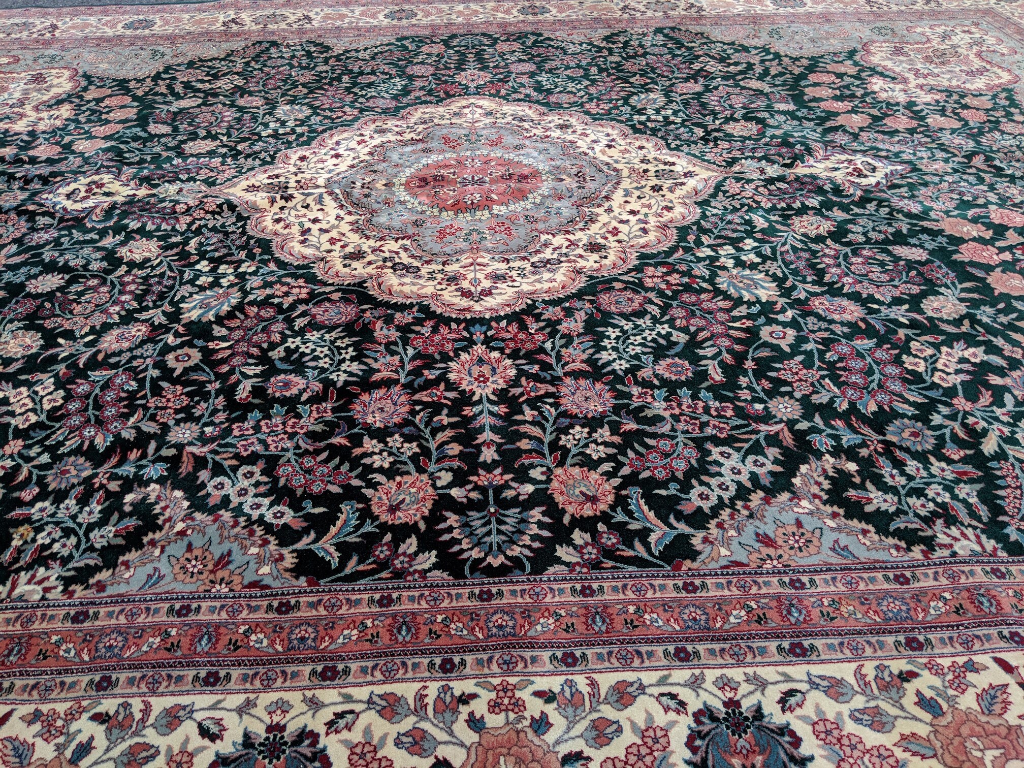 Brand New Handmade Chinese Floral Design Large Area Rug - Etsy