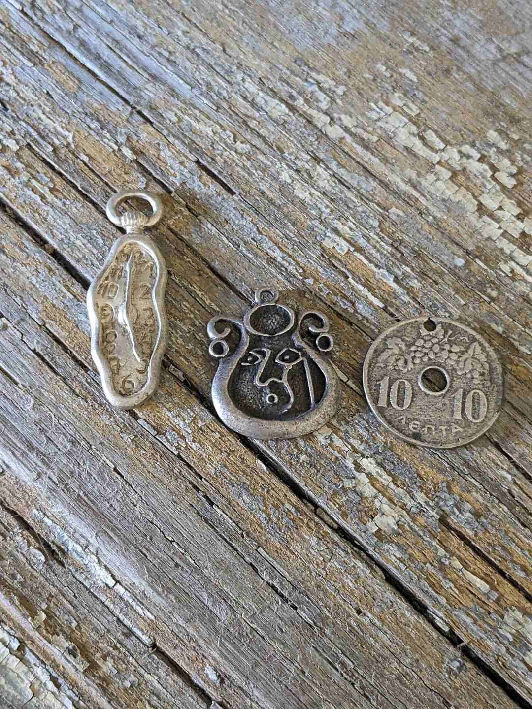 Silver-plated Charms, Three Types : Salvador Dali's Clock, Picasso ...