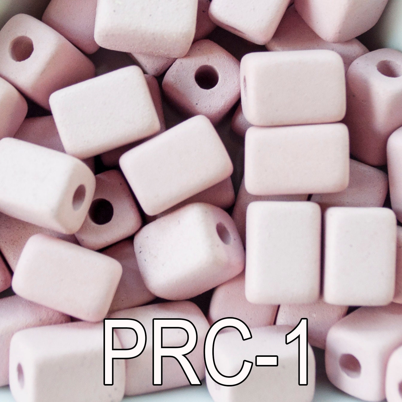 11mm Rectangular Ceramic Spacer Beads in Several Colors: - Etsy
