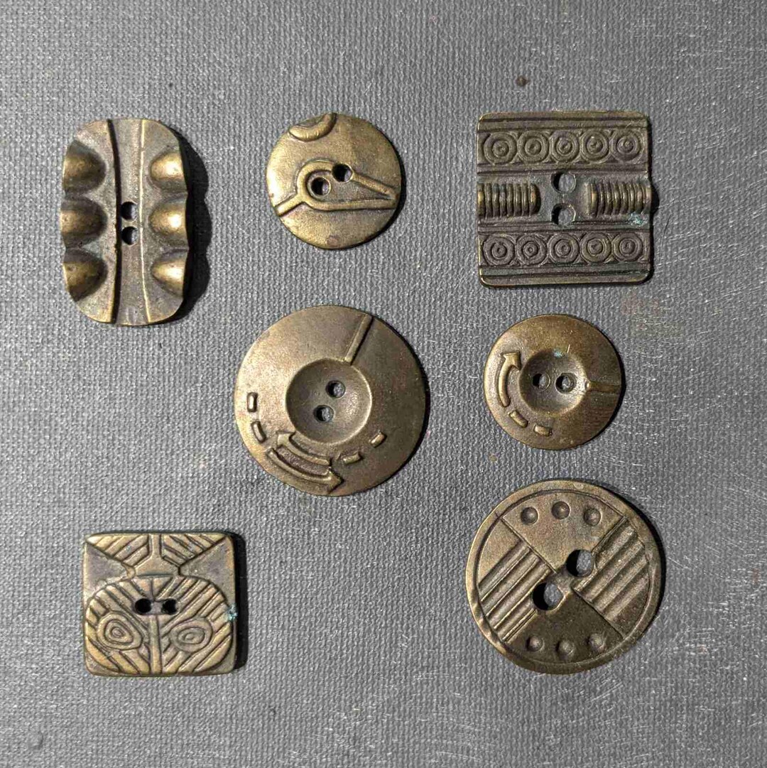 Bronze Art Buttons for Any Art or Clothing Project - Etsy
