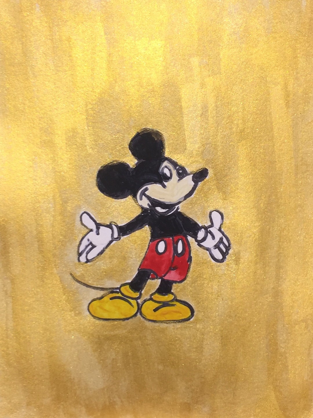 Mickey Mouse Watercolor - Etsy