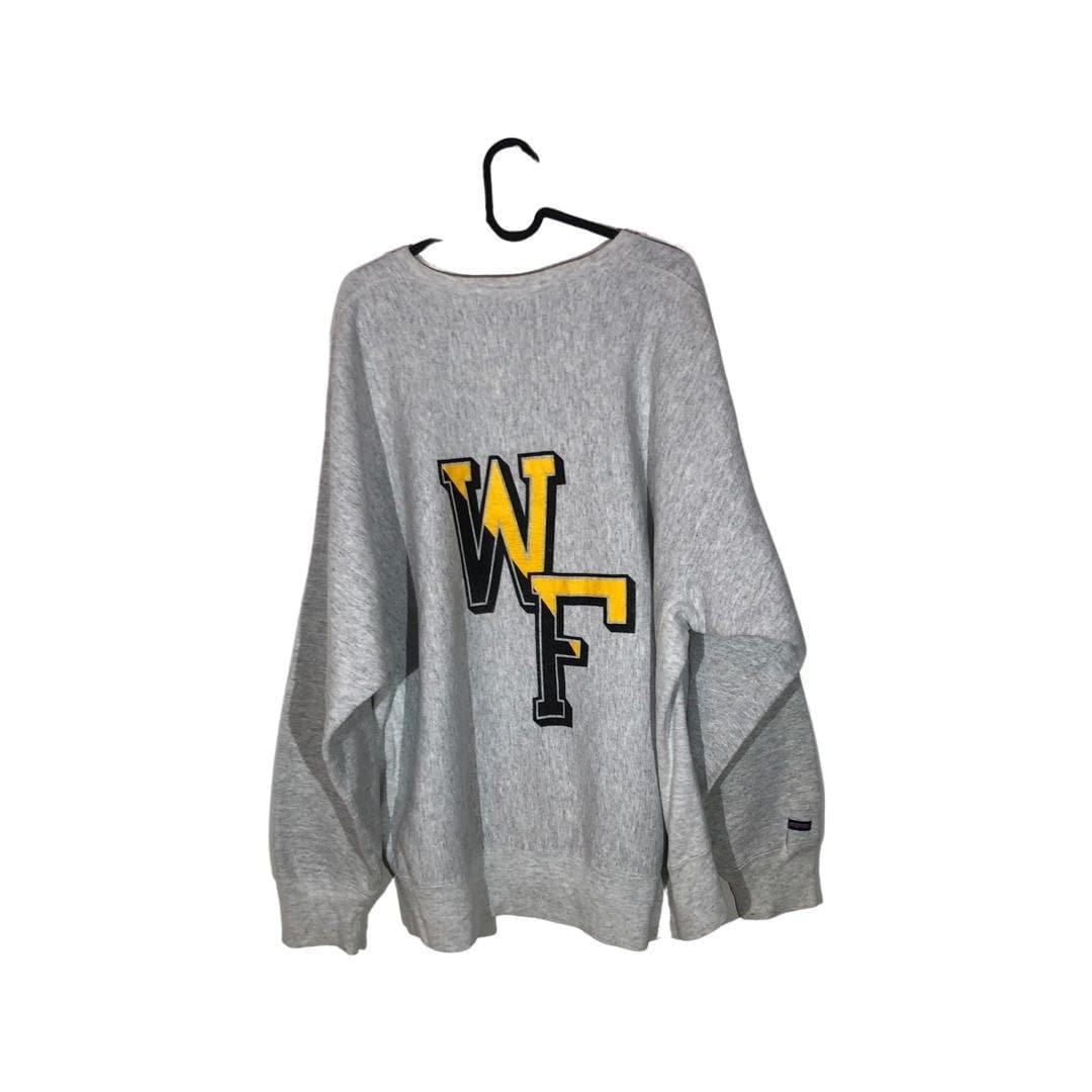 90s Vintage Wake Forest Crewneck Sweatshirt grey / Size XLarge | Etsy
