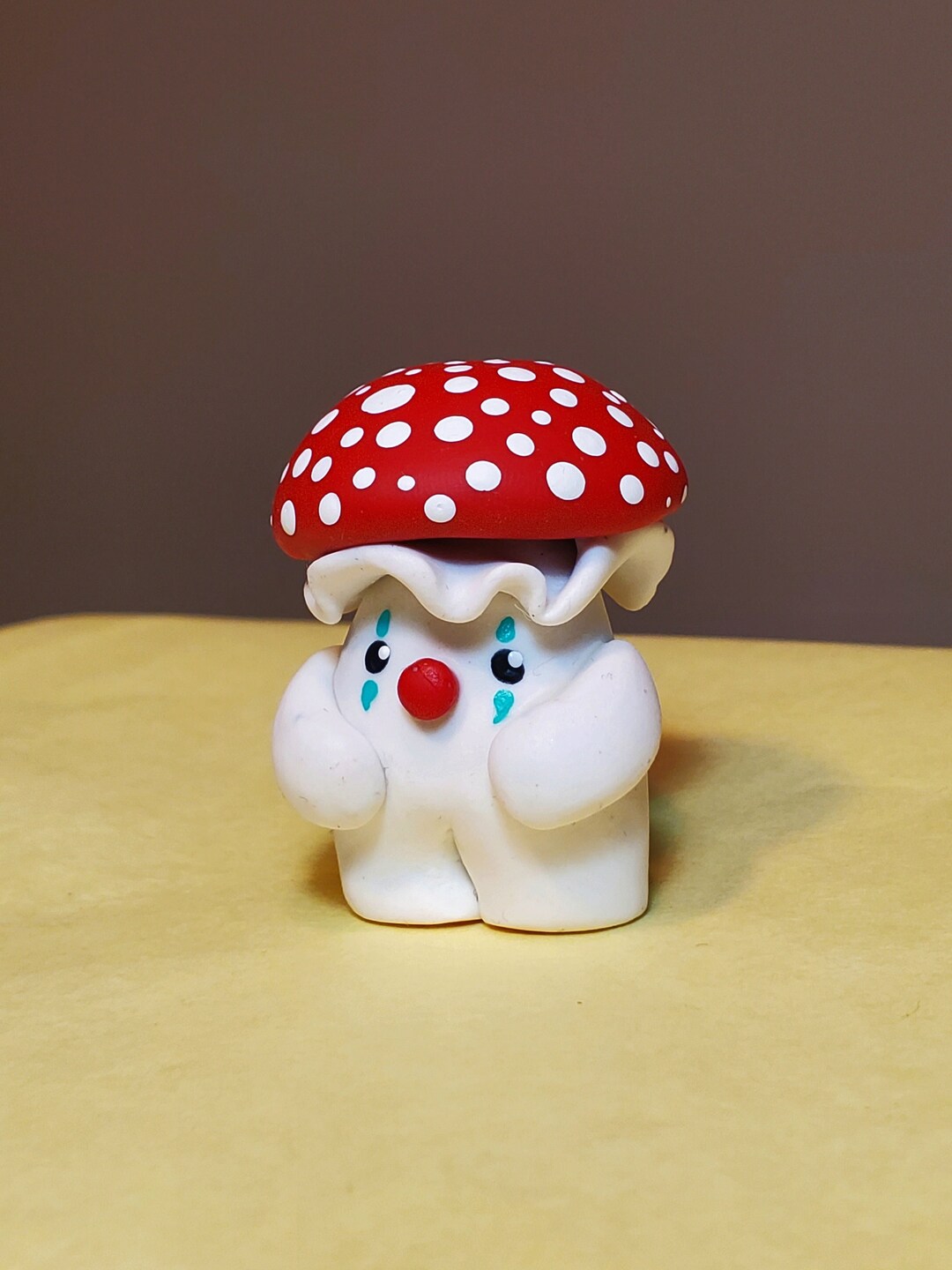 Mushroom Clown Mushroom Sculpture Clown Figure - Etsy