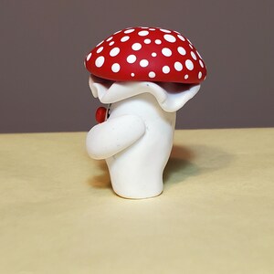 Mushroom Clown Mushroom Sculpture Clown Figure - Etsy