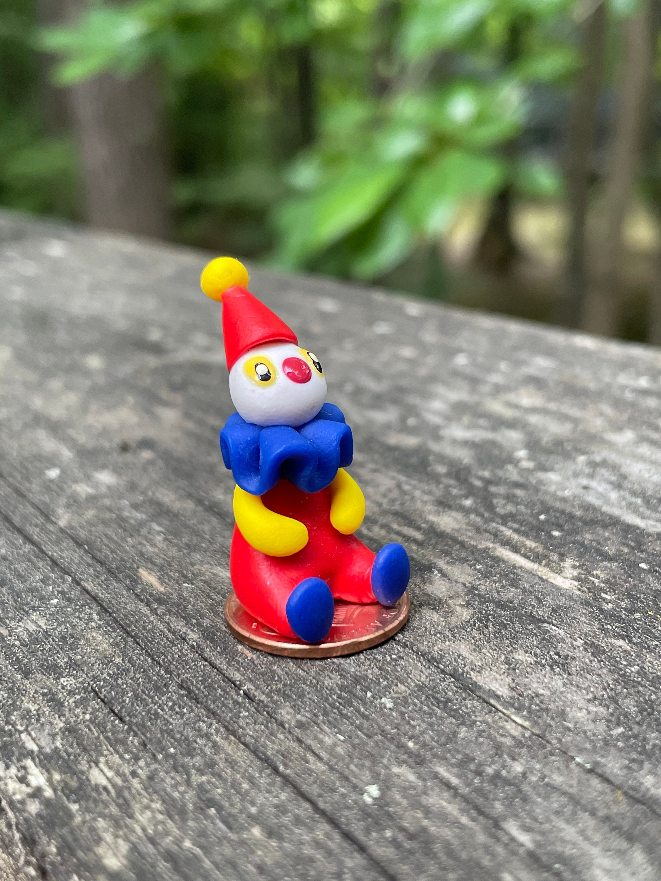 Clown Miniature Clown Sculpture Clowncore Clown Plushie - Etsy