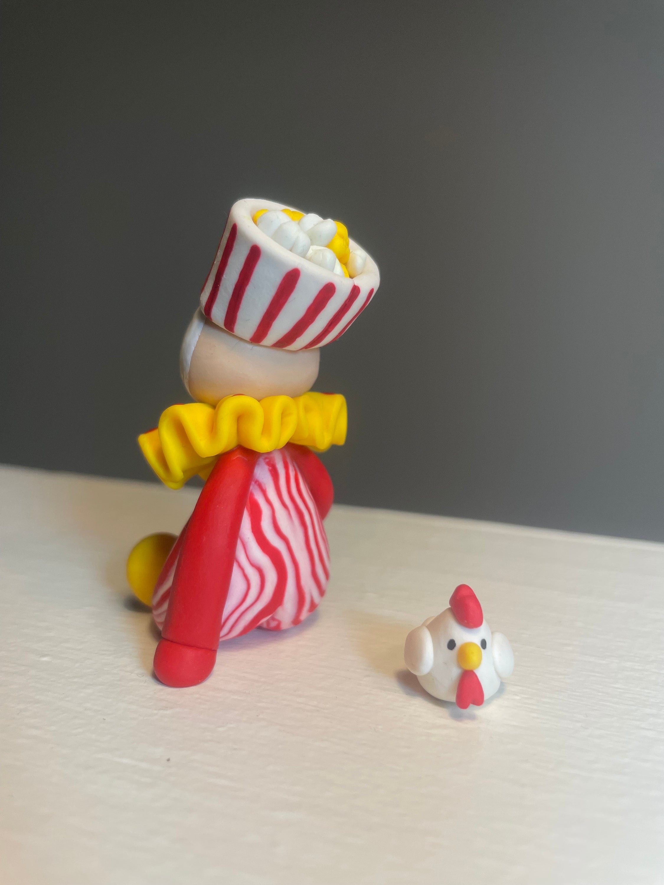 Popcorn the Clown - Clown Sculpture - Etsy