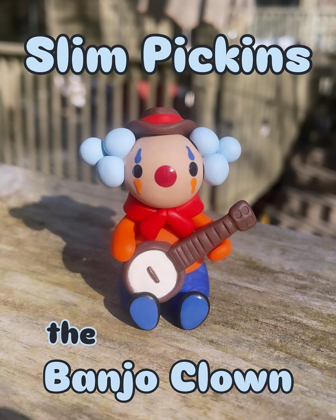 Slim Pickins the Banjo Clown Clown Figurine - Etsy