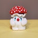 Mushroom Clown Mushroom Sculpture Clown Figure - Etsy