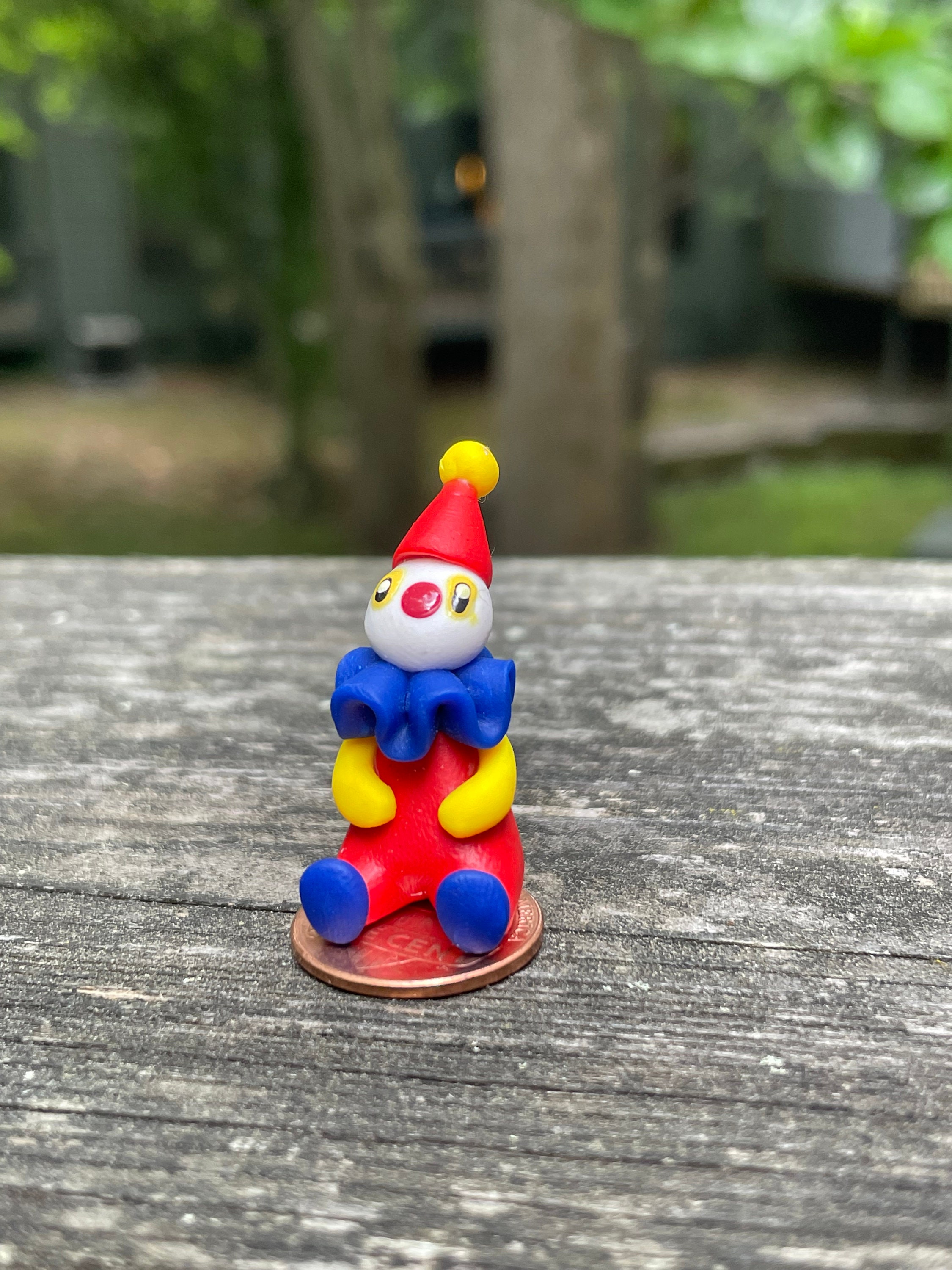 Clown Miniature Clown Sculpture Clowncore Clown Plushie - Etsy