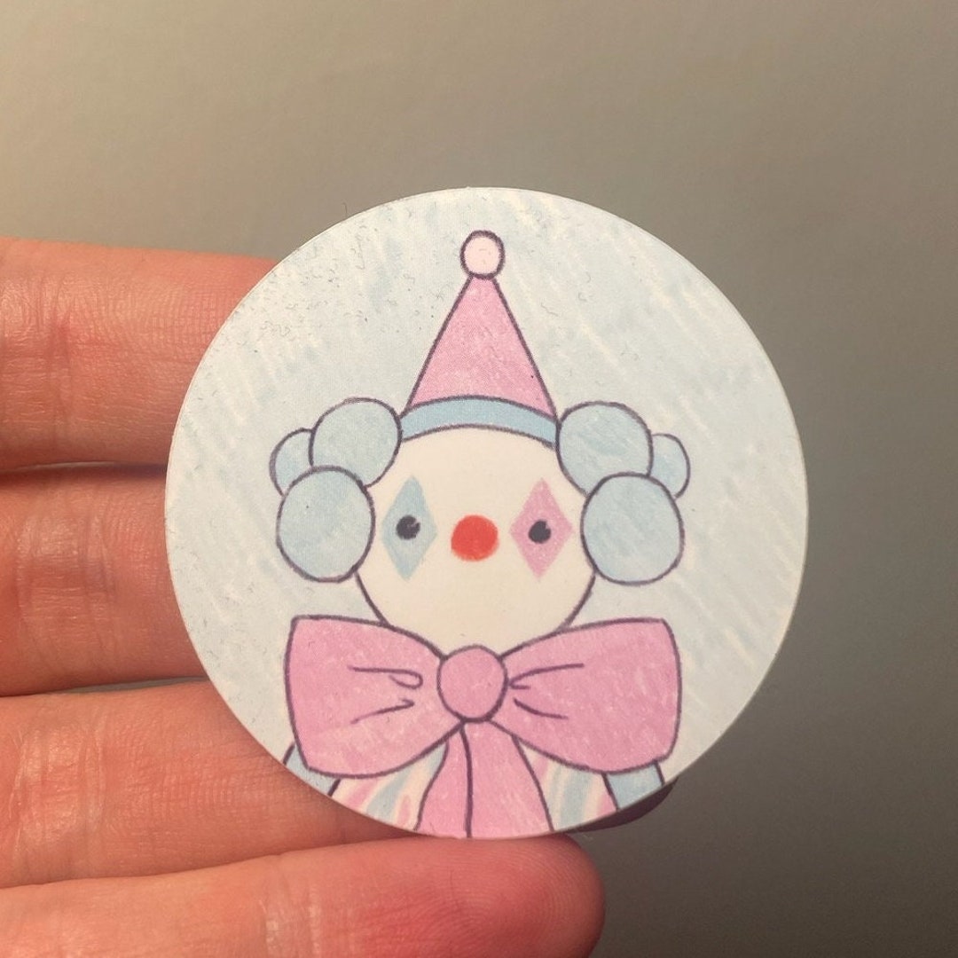 Bonbon the Clown Vinyl Sticker - Etsy