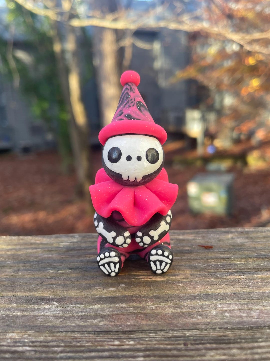 Skully-bones the Clown - Clown Sculpture - Etsy