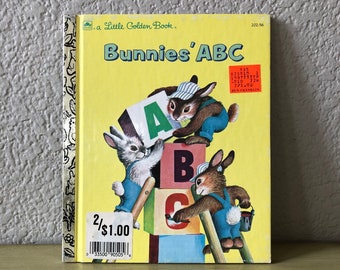 Golden Book Abc | Etsy