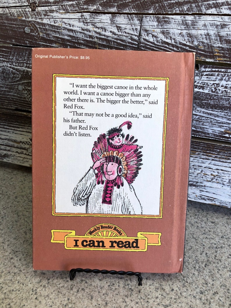 Red Fox and His Canoe Nathaniel Benchley Arnold Lobel 1964 | Etsy