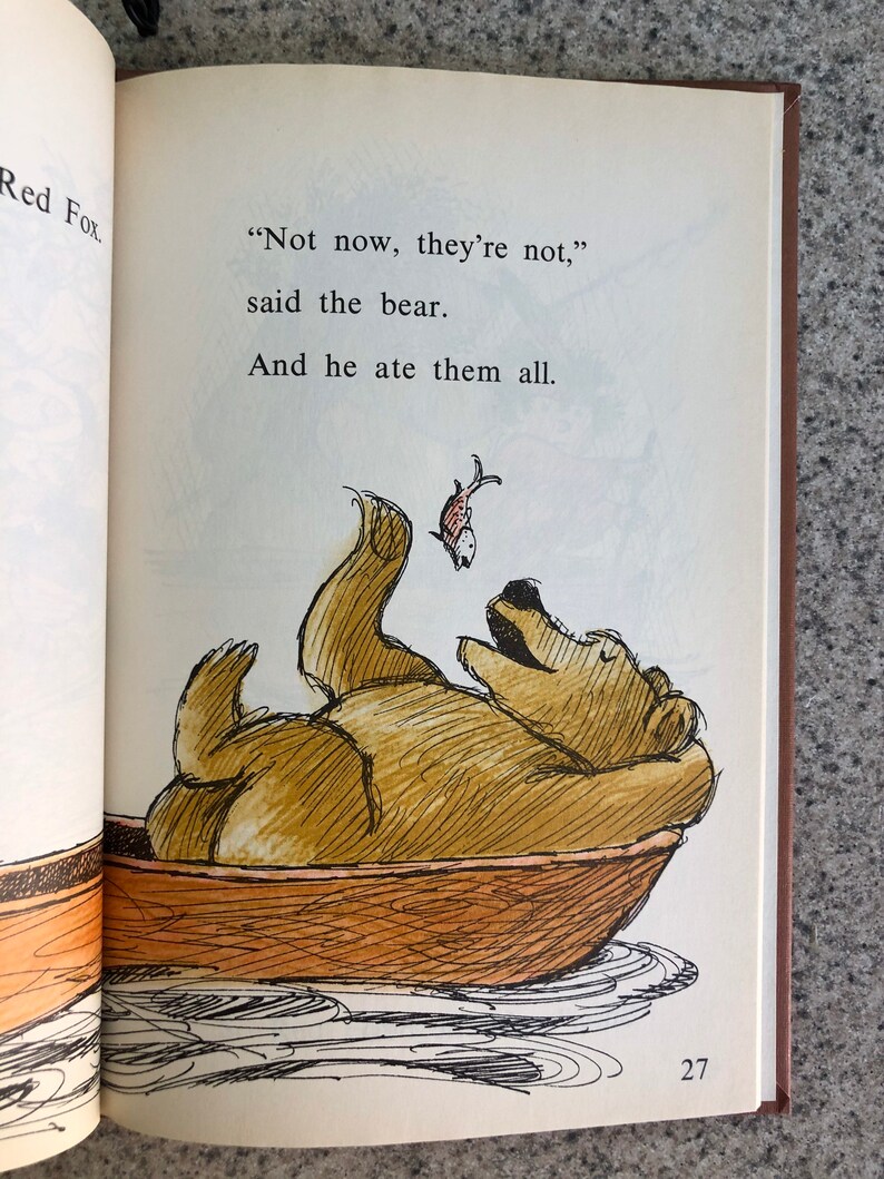 Red Fox and His Canoe Nathaniel Benchley Arnold Lobel 1964 - Etsy