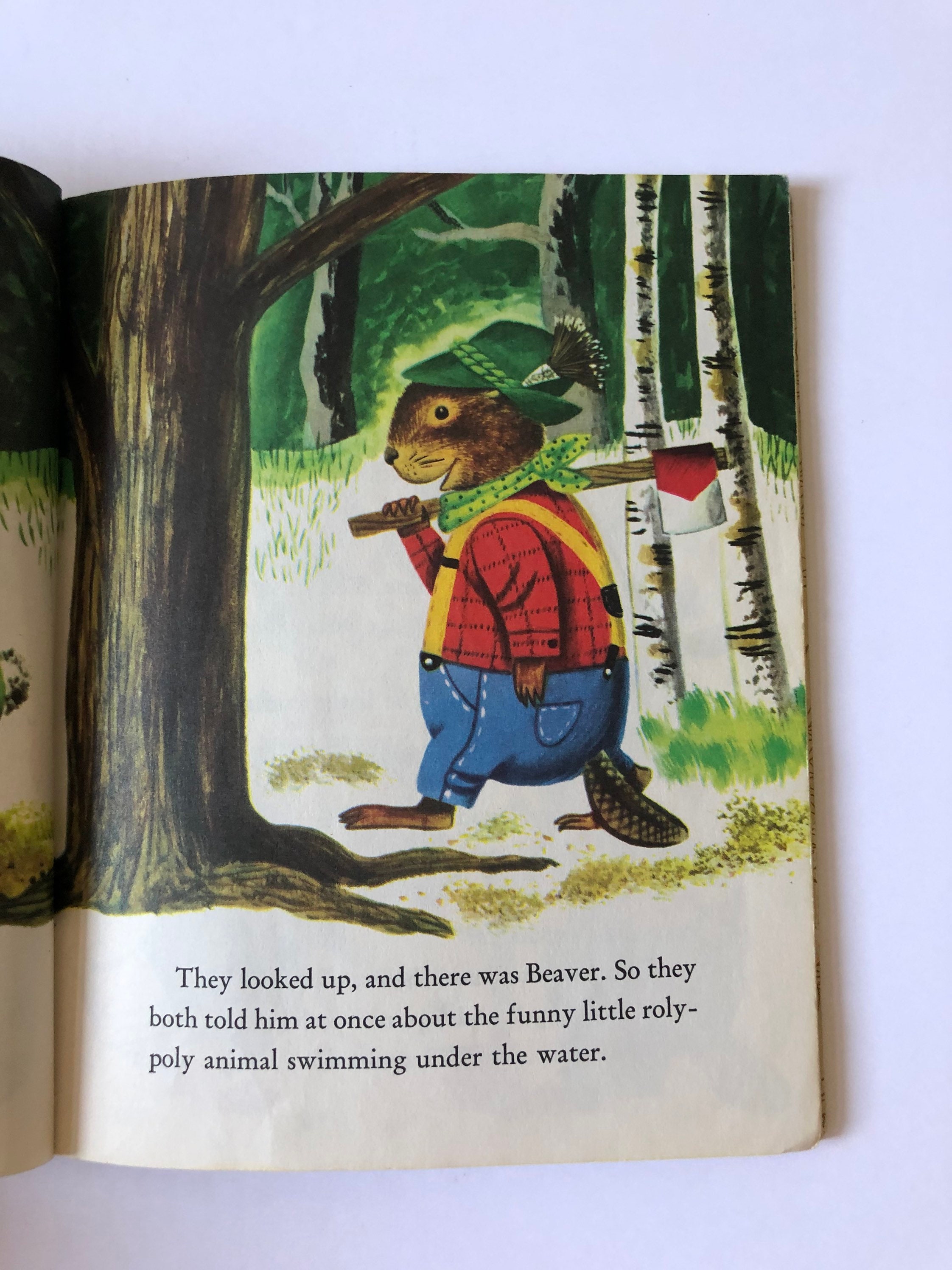 Vintage Little Golden Book, 1976, 4th Printing, rabbit and His Friends ...