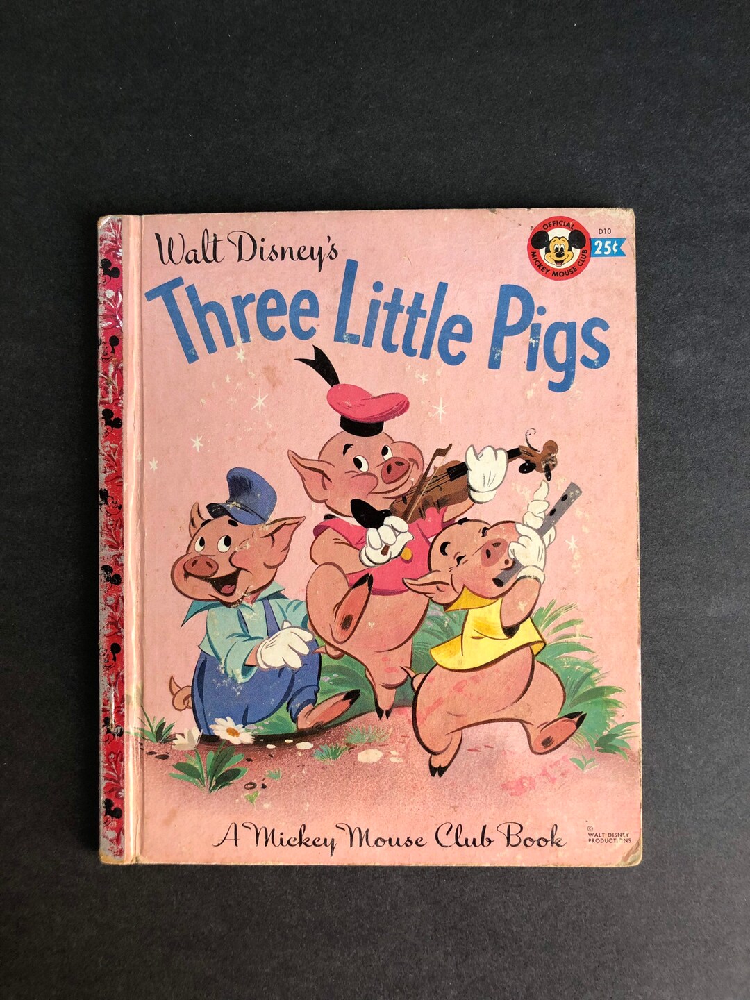 Buy 1948 Walt Disney's Three Little Pigs, A Mickey Mouse Club Book ...