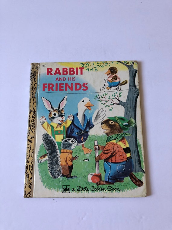 Vintage Little Golden Book 1976 4th Printing rabbit | Etsy