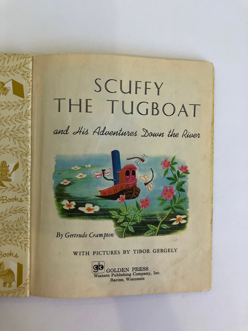 1972 Scuffy the Tugboat and His Adventures Down the River A - Etsy