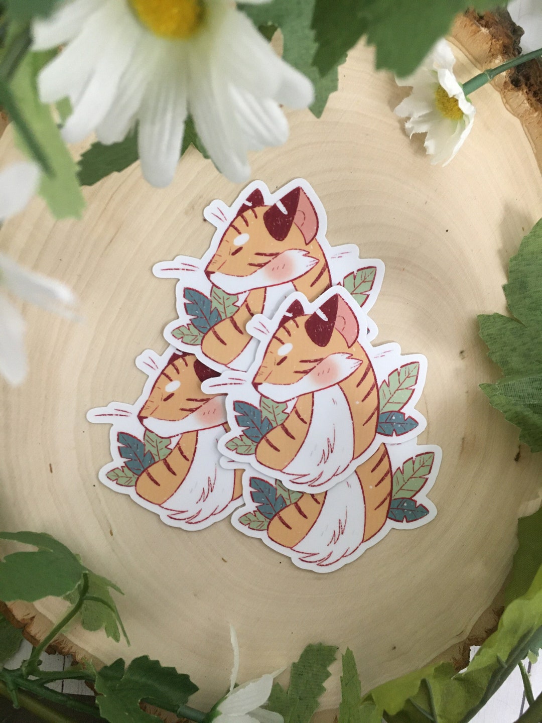 Fierce Tiger Sticker | Cute Sticker, Vinyl Sticker, Waterproof Sticker ...