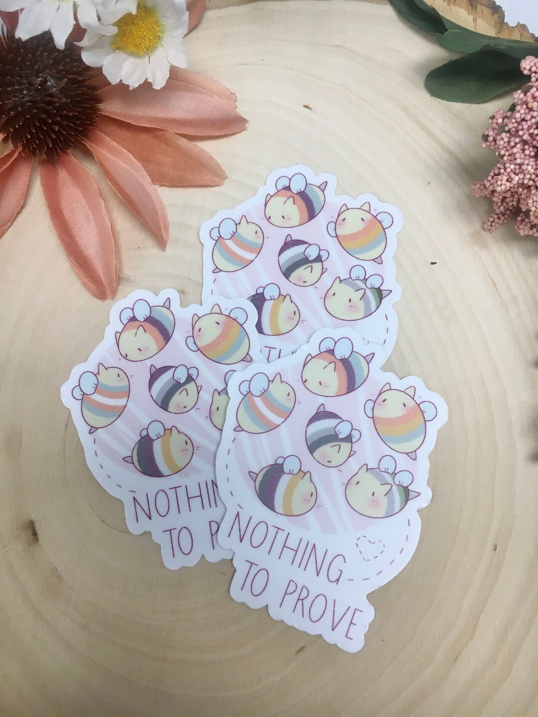 Nothing to Prove | Cute Pride Sticker, Subtle LGBTQ Sticker, Closeted ...