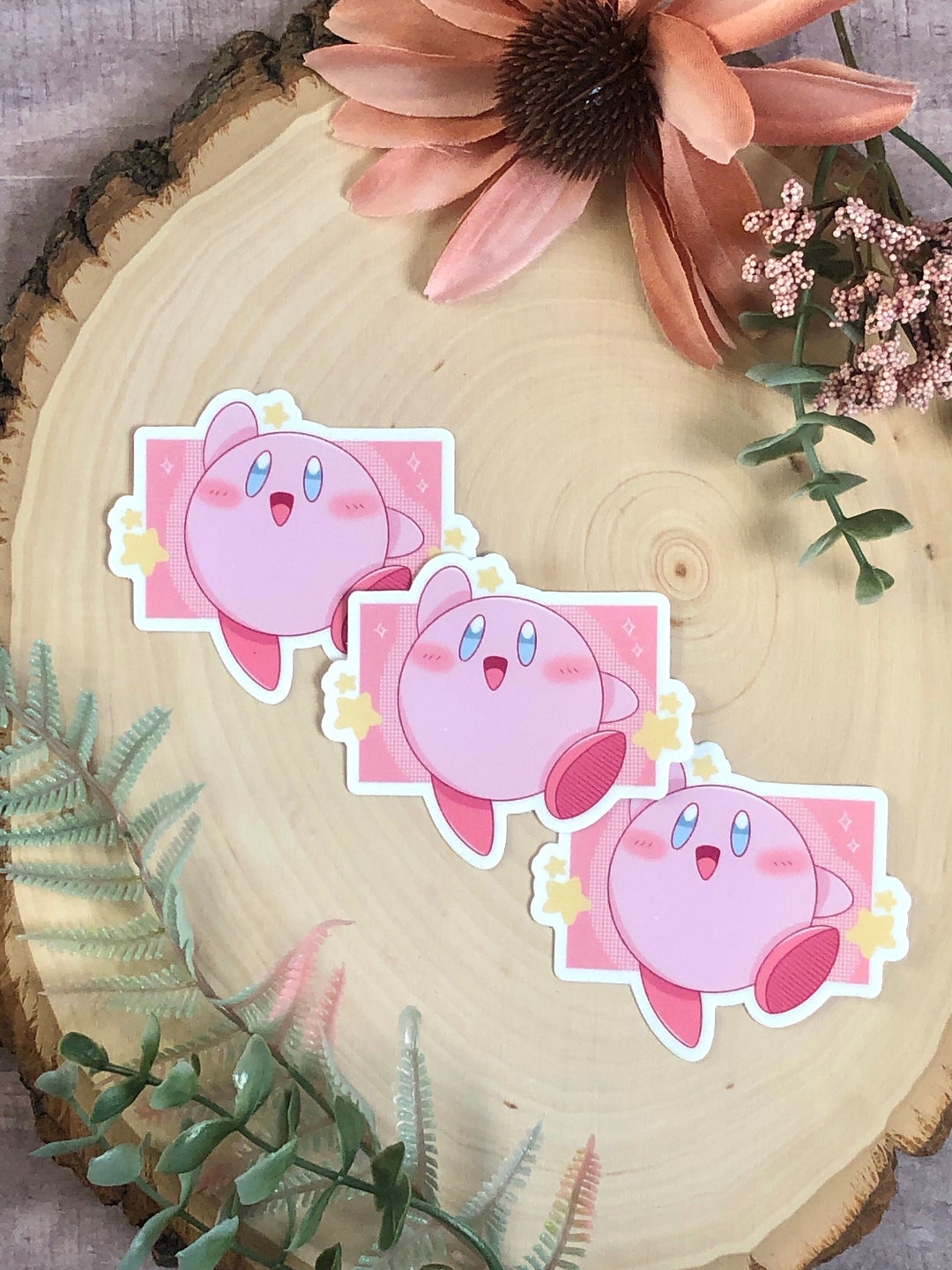 Hi Kirby Sticker | Cute Nerdy Sticker, Vinyl Sticker, Waterproof ...