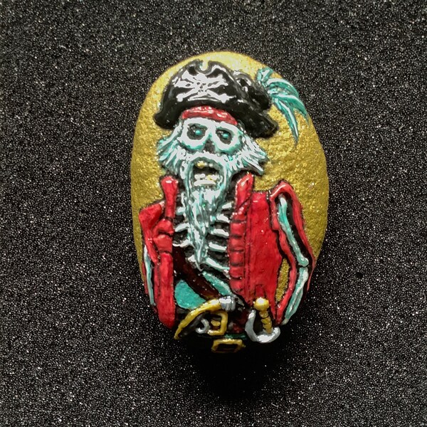 Hand Painted Pirate - Etsy