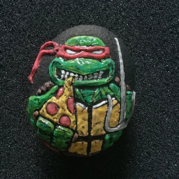 Painted Turtle Rock - Etsy