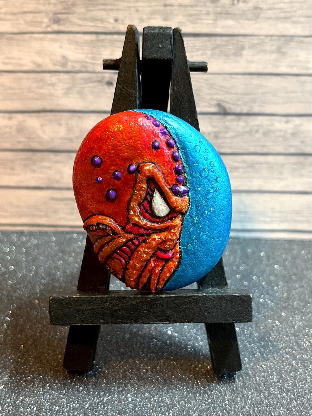 The Call of Cthulhu H. P. Lovecraft Hand Scuplted/painted Stone - Etsy