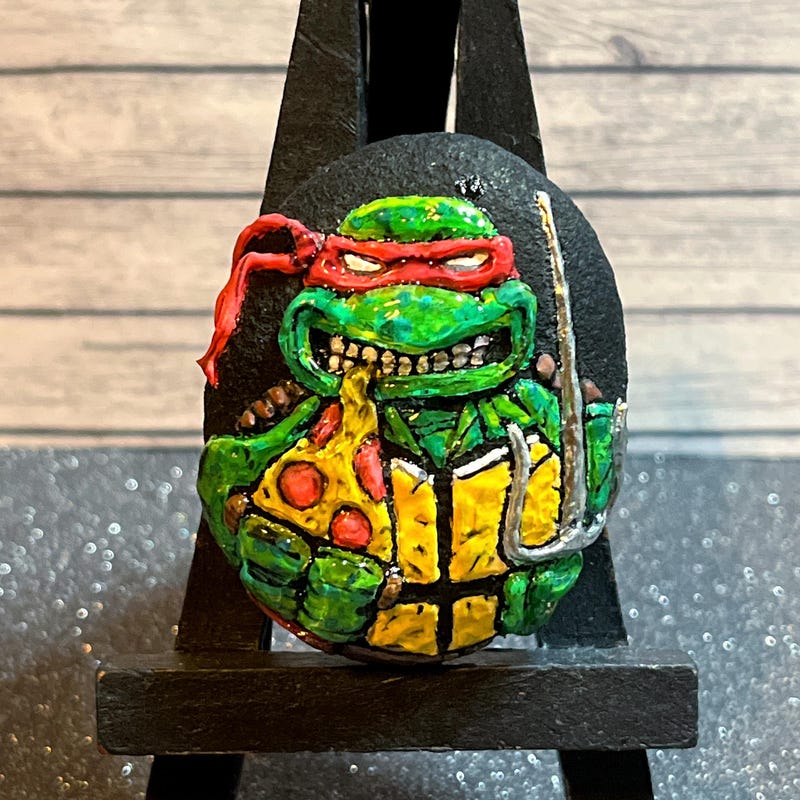 Painted Rock Turtle - Etsy