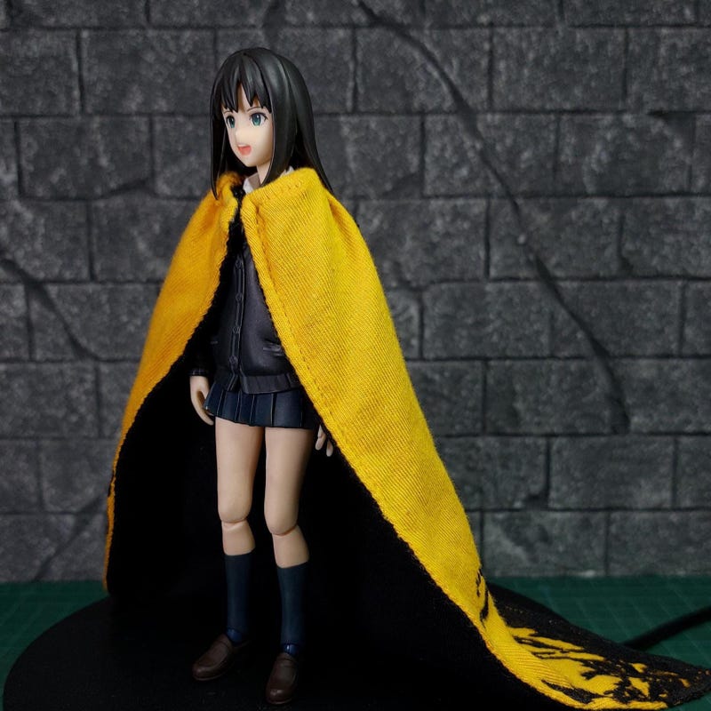 1/12 Yellow Cape - Etsy UK
