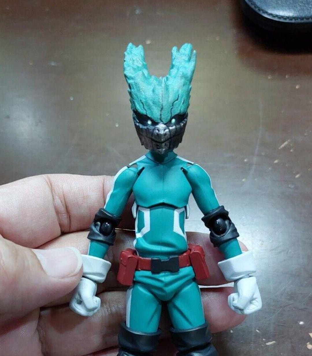 Handmade 1/12 Fully Painted Head for Deku My Hero Figma Action Figure ...