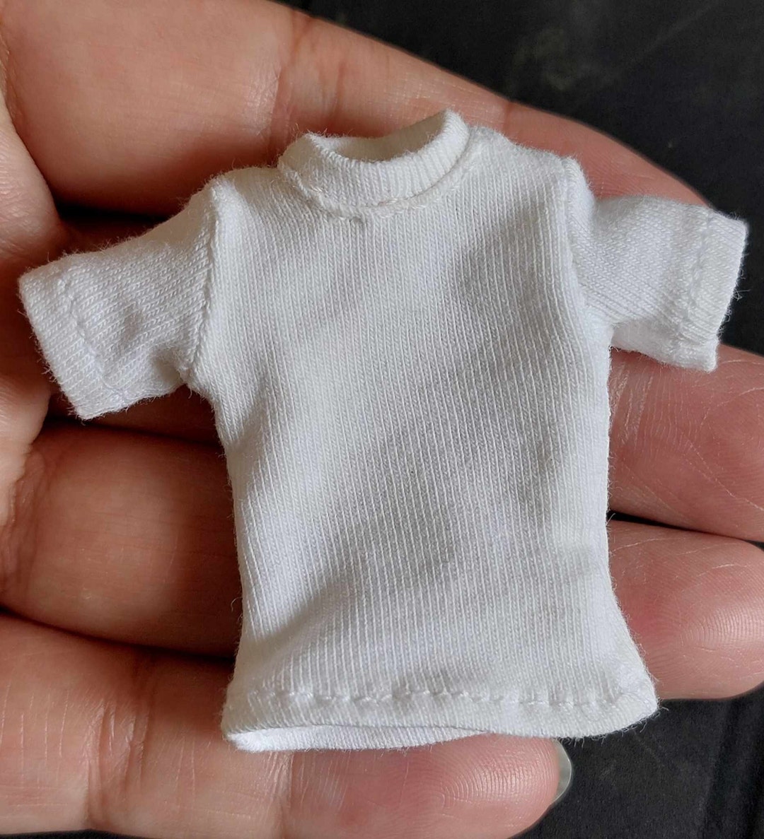 Handmade T-shirt Short Sleeve Clothes 1/12 Scale for Action Figure ...