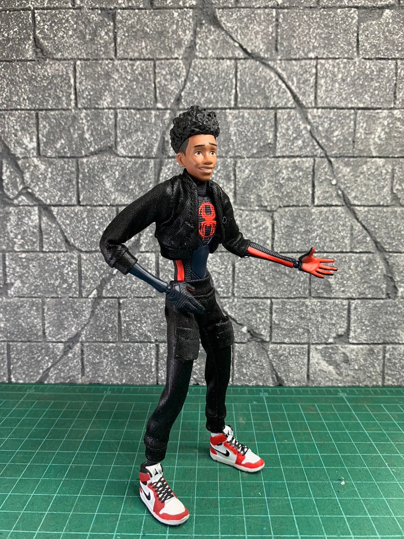 1/12 SHF Mile Morales Set Clothes for Hasbro ML or Shf Spiderman mile ...