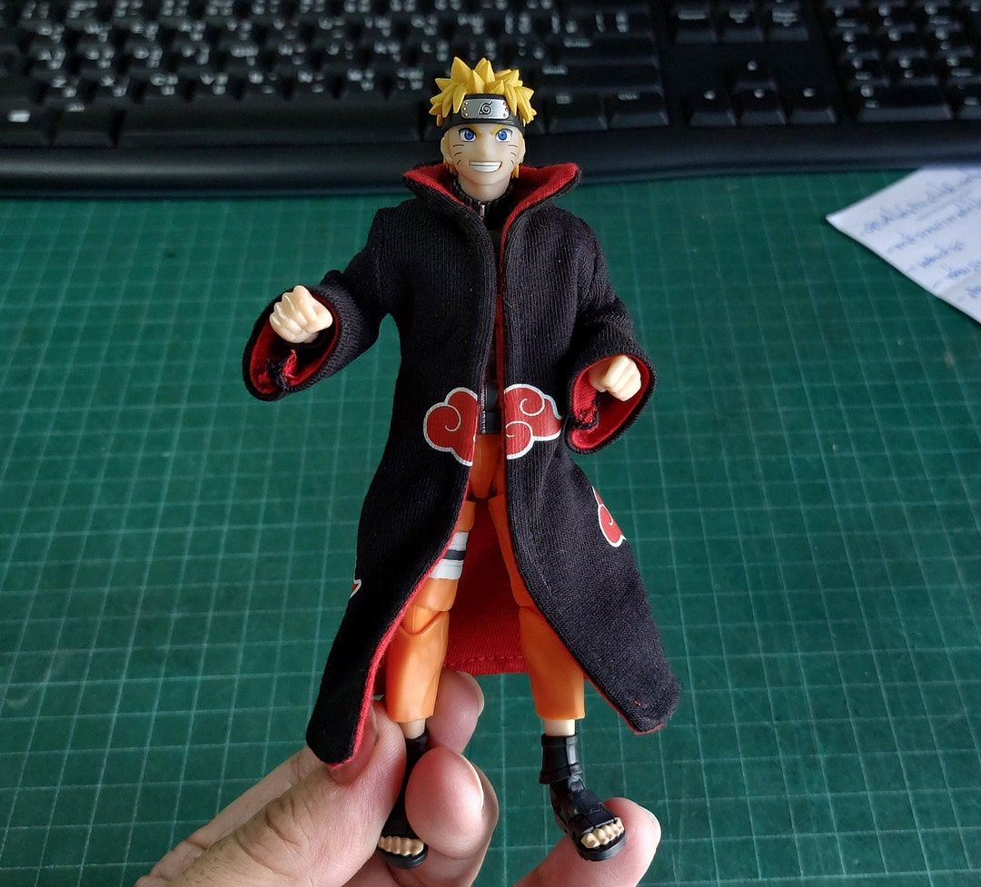 1/12 Naruto Akatsuki Robe Black Coat Anime for Figure SHF no Figure - Etsy