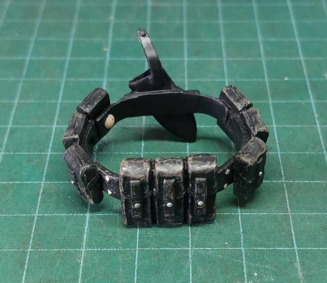 Handmade 3D Print Painted Soldier Belt: 1/12 Scale Action Figure ...