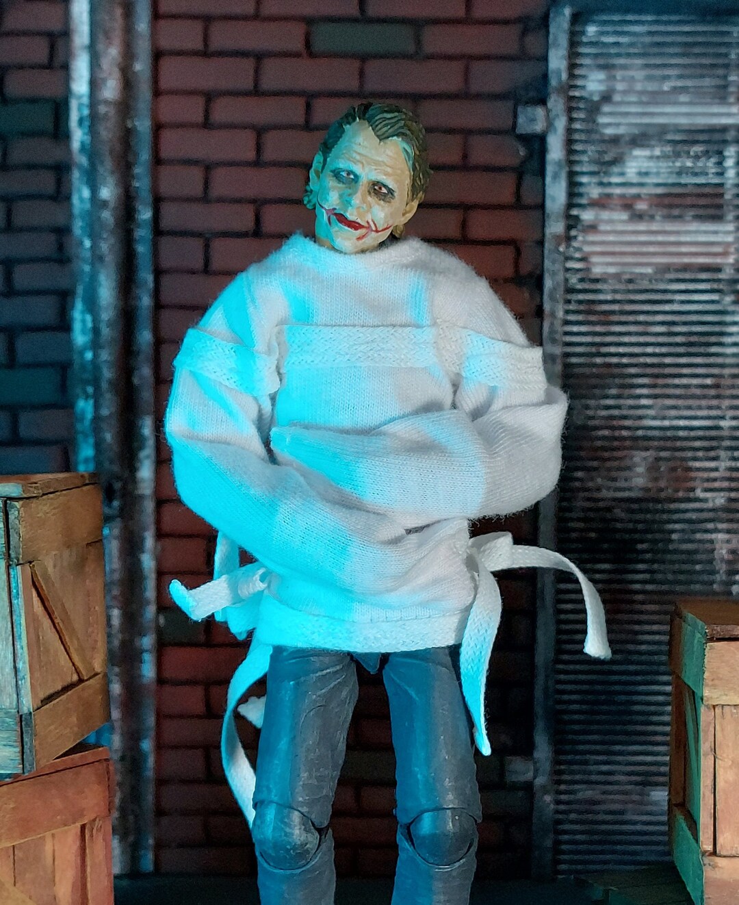 Handmade 1/12 Straitjacket, Mad Suit, Crazy Shirt for Jokerr Action ...