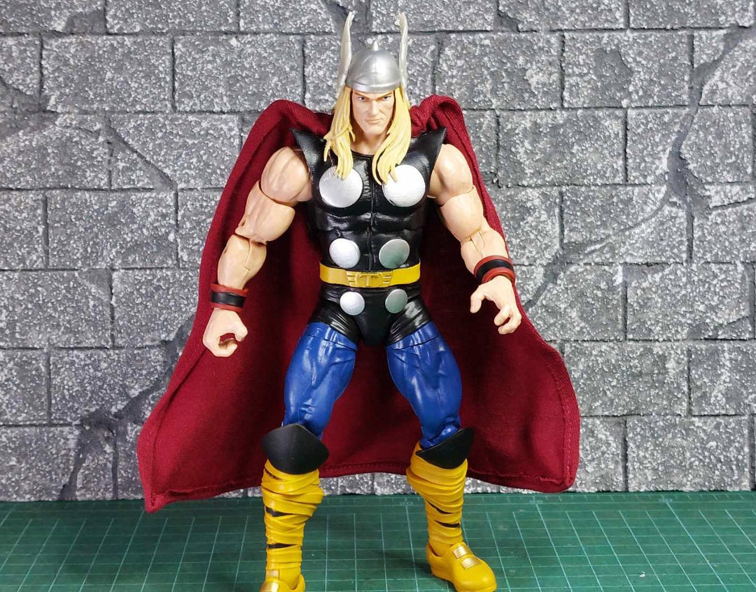 Handmade 1/12 Red Wired Cape 6" for ML Comic Action Figure (no Figure ...