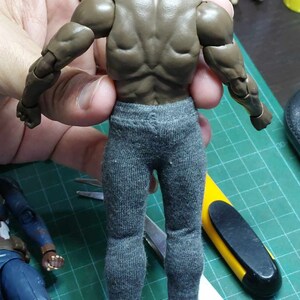 Handmade 1/12 Grey Pants for Body Vtoys Figure Zero Black Action Figure (no Figure) - Etsy