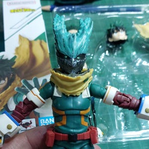Handmade 1/12 Painted Head for Deku My Hero Action Figure SHF (no Body ...