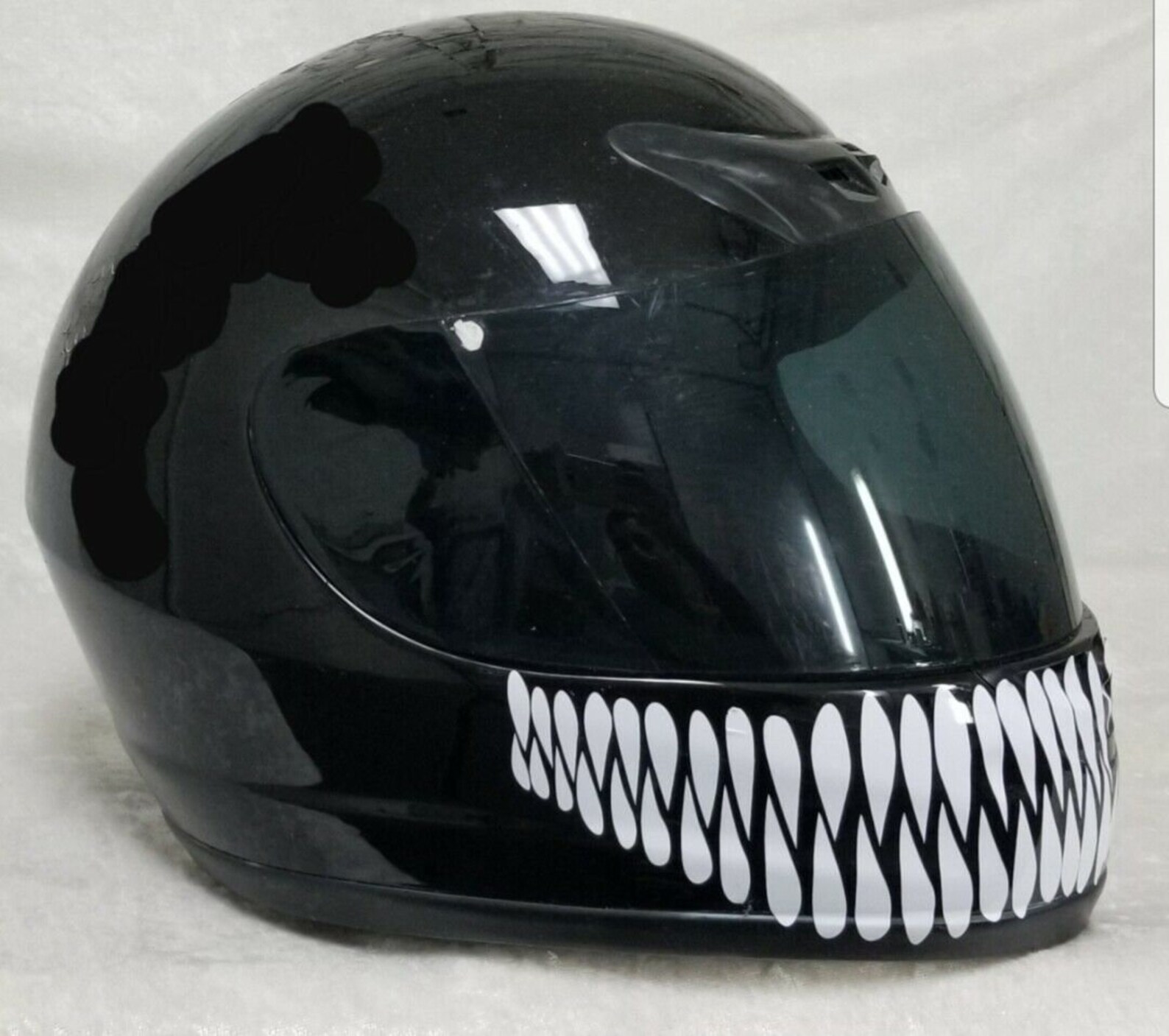 VENOM TEETH Motorcycle Helmet Decal - Etsy