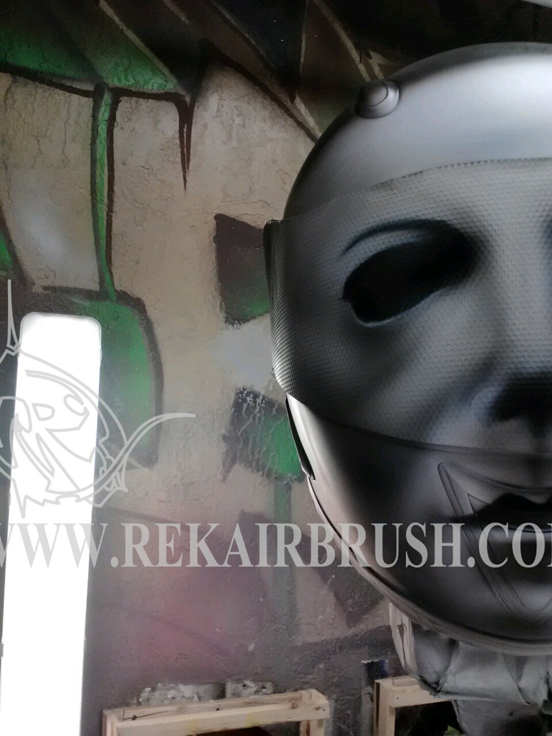 HALLOWEEN Mask Custom Airbrushed Motorcycle Helmet - Etsy