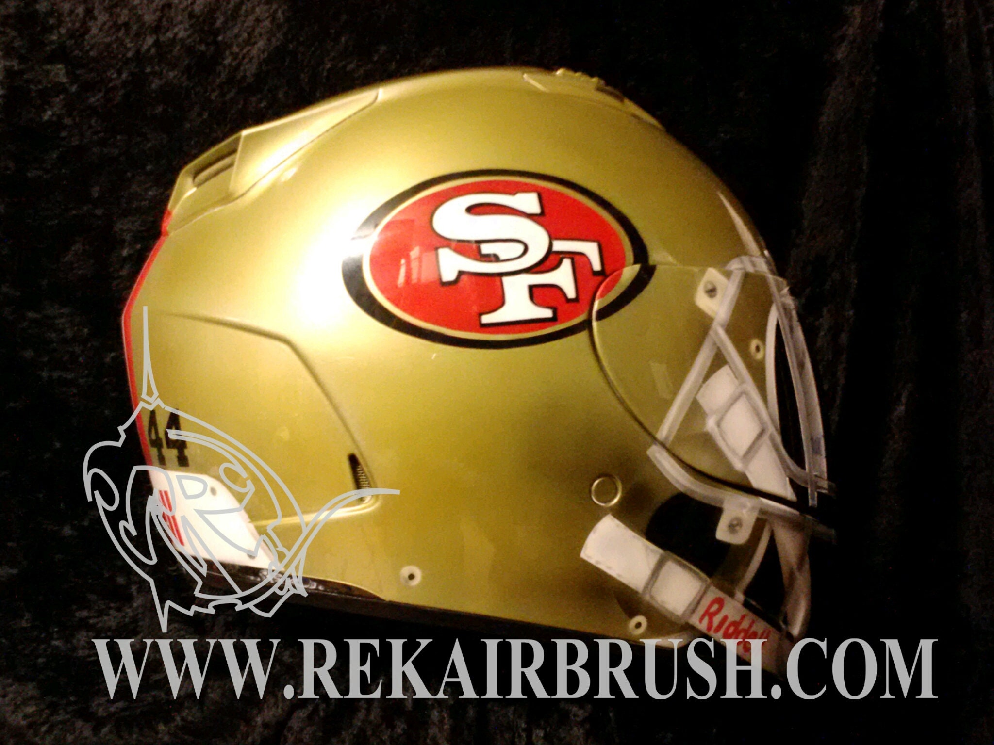 San Francisco 49ers Motorcycle Helmet - Etsy
