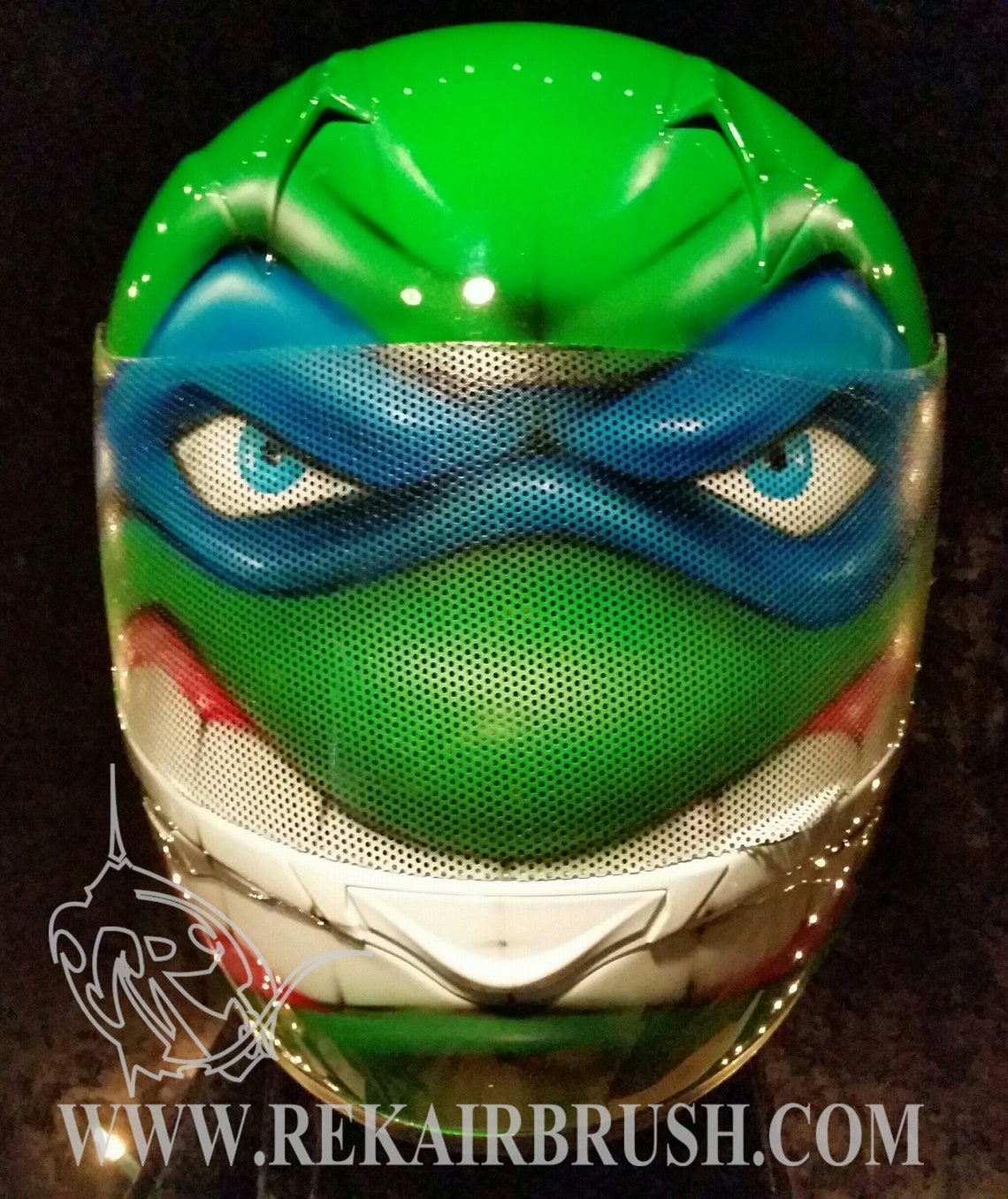Ninja Turtles Michelangelo Custom Painted Motorcycle Helmet by ...