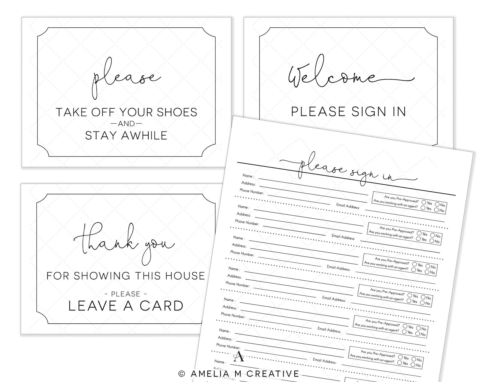 Modern Minimal Open House Signage Sign In Sheet Etsy modern-minimal-open-house-signage-sign-in-sheet-etsy