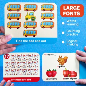 ABC Learning Flash Cards for Toddlers Ages 2 3 4 120 - Etsy