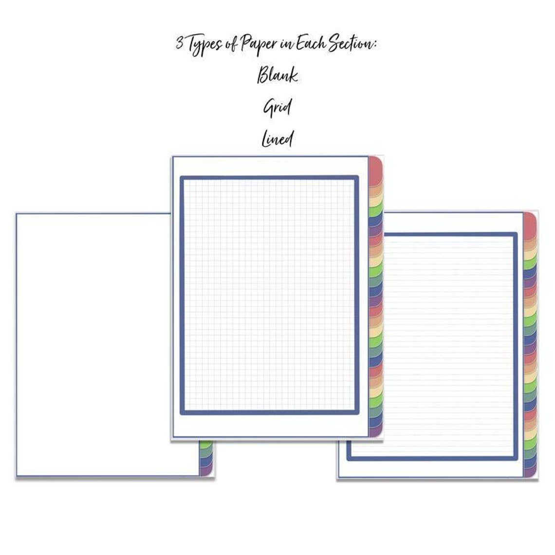 Blank Digital Notebook - Etsy