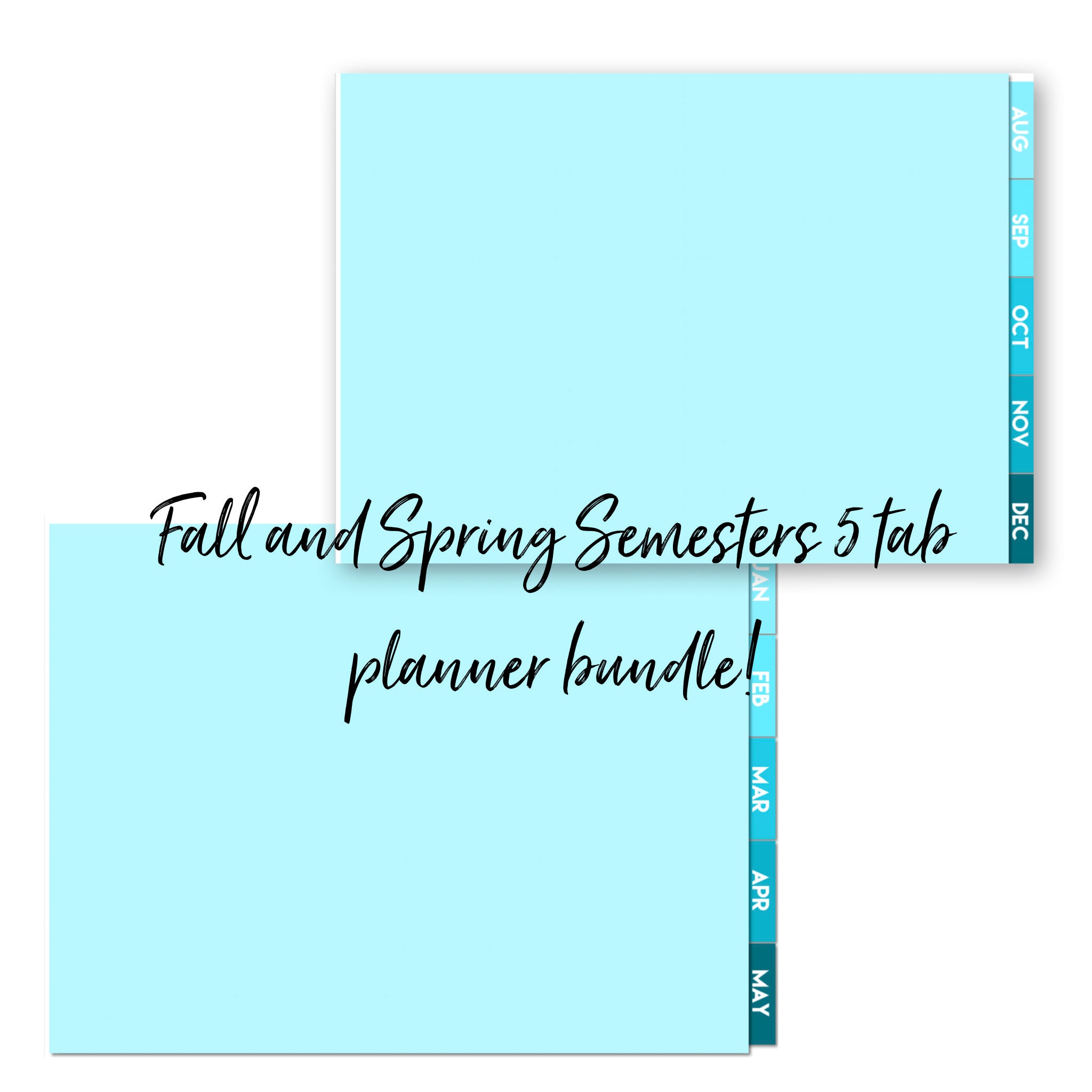 Fall and Spring Semester Digital Planner Bundle - Etsy