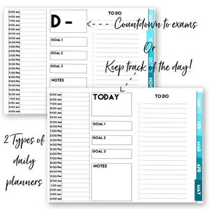 Fall and Spring Semester Digital Planner Bundle - Etsy