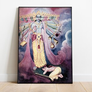 Shri Krishna’s Vishvarupa Darshan to Narad Muni, Virat Swaroop Poster ...
